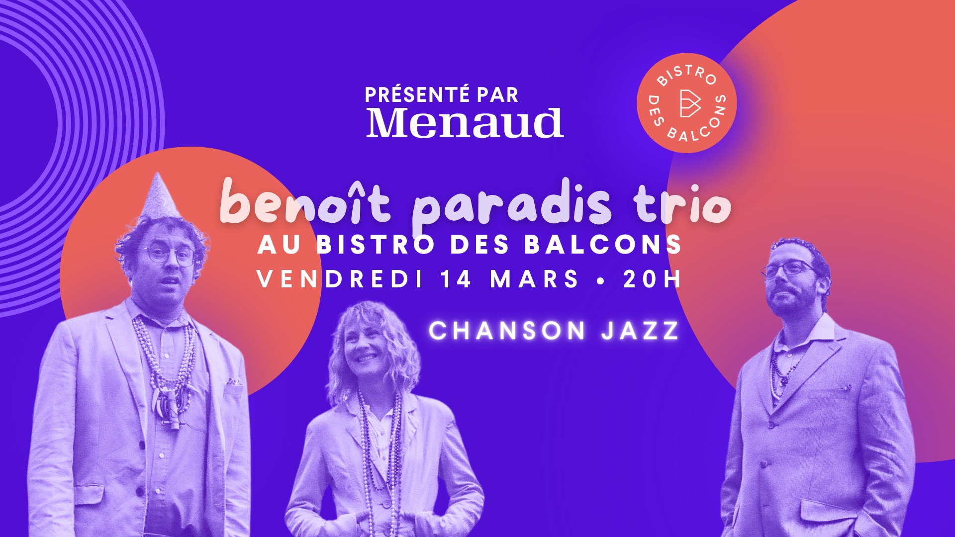 Benoît Paradis Trio - Baie-Saint-Paul Guide