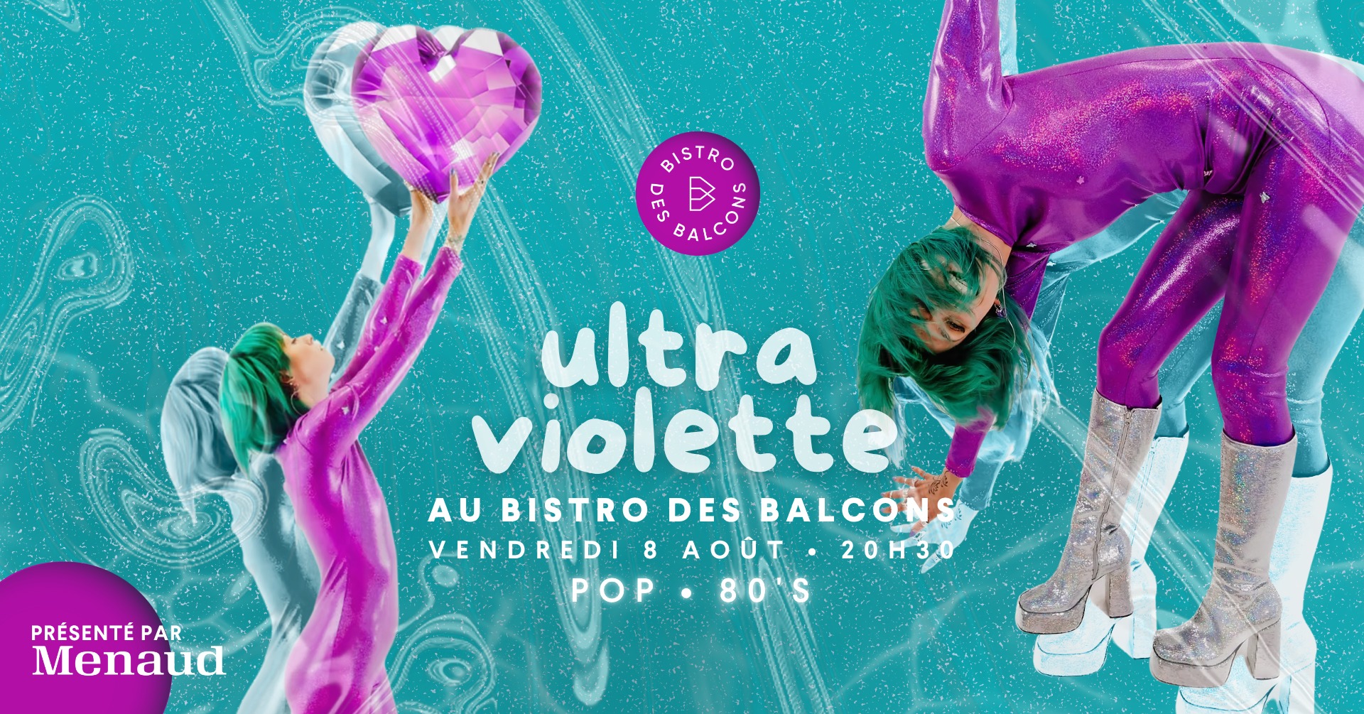 Ultra Violette au Bistro des Balcons - Baie-Saint-Paul Guide